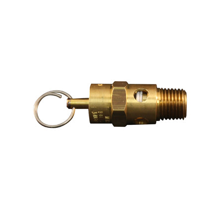 1/4" MNPT ASME Safety Valve, 150 PSI Pop off Pressure