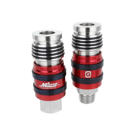 G-Style Universal Safety Exhaust Industrial Coupler, 1/2" NPT x 1/2" B