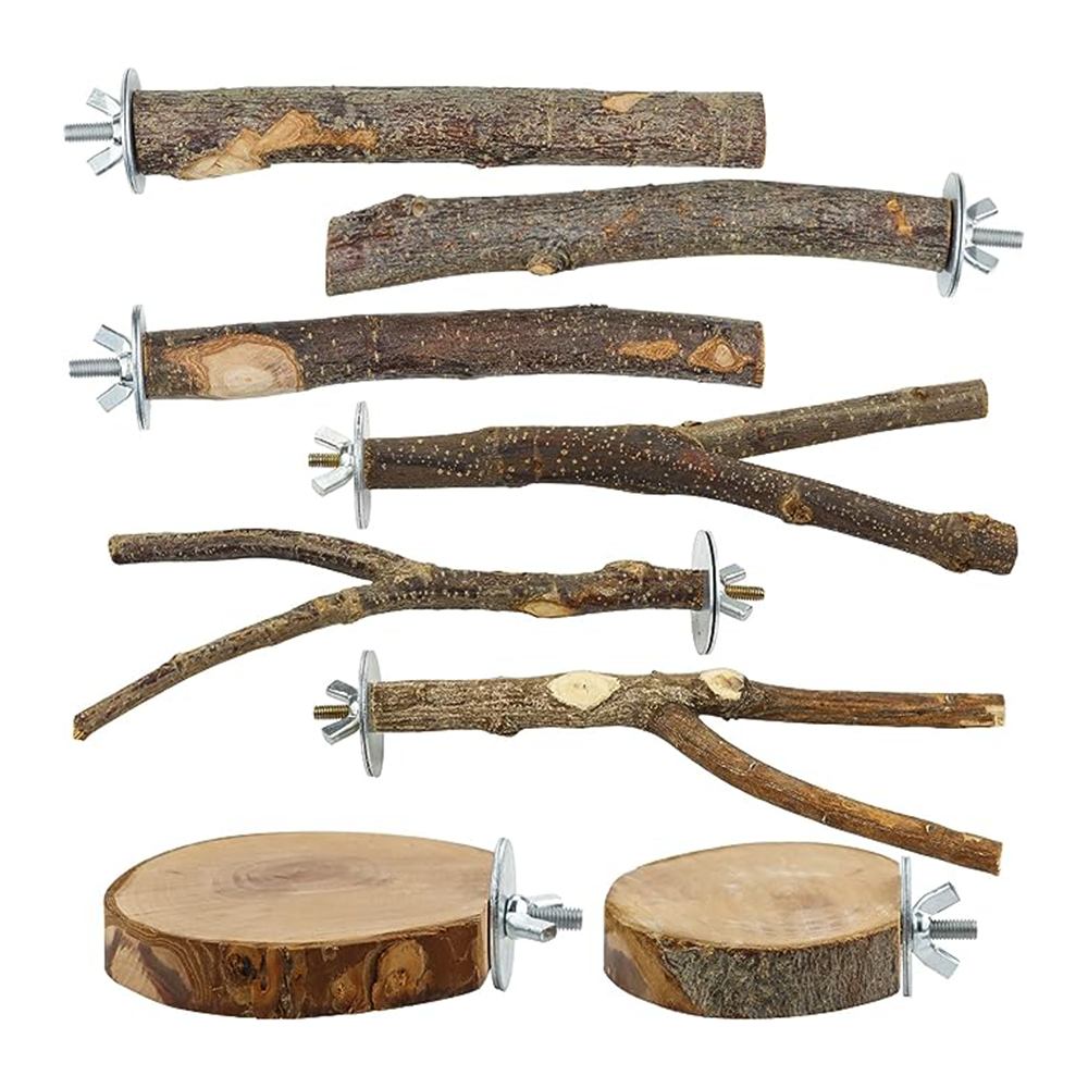 Wood Bird Perch