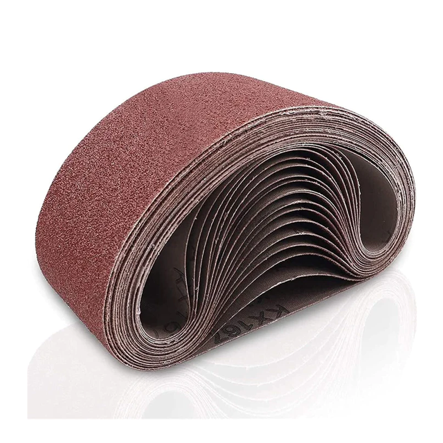 21 Packs Belt Sander Paper Aluminum Oxide Sandpaper