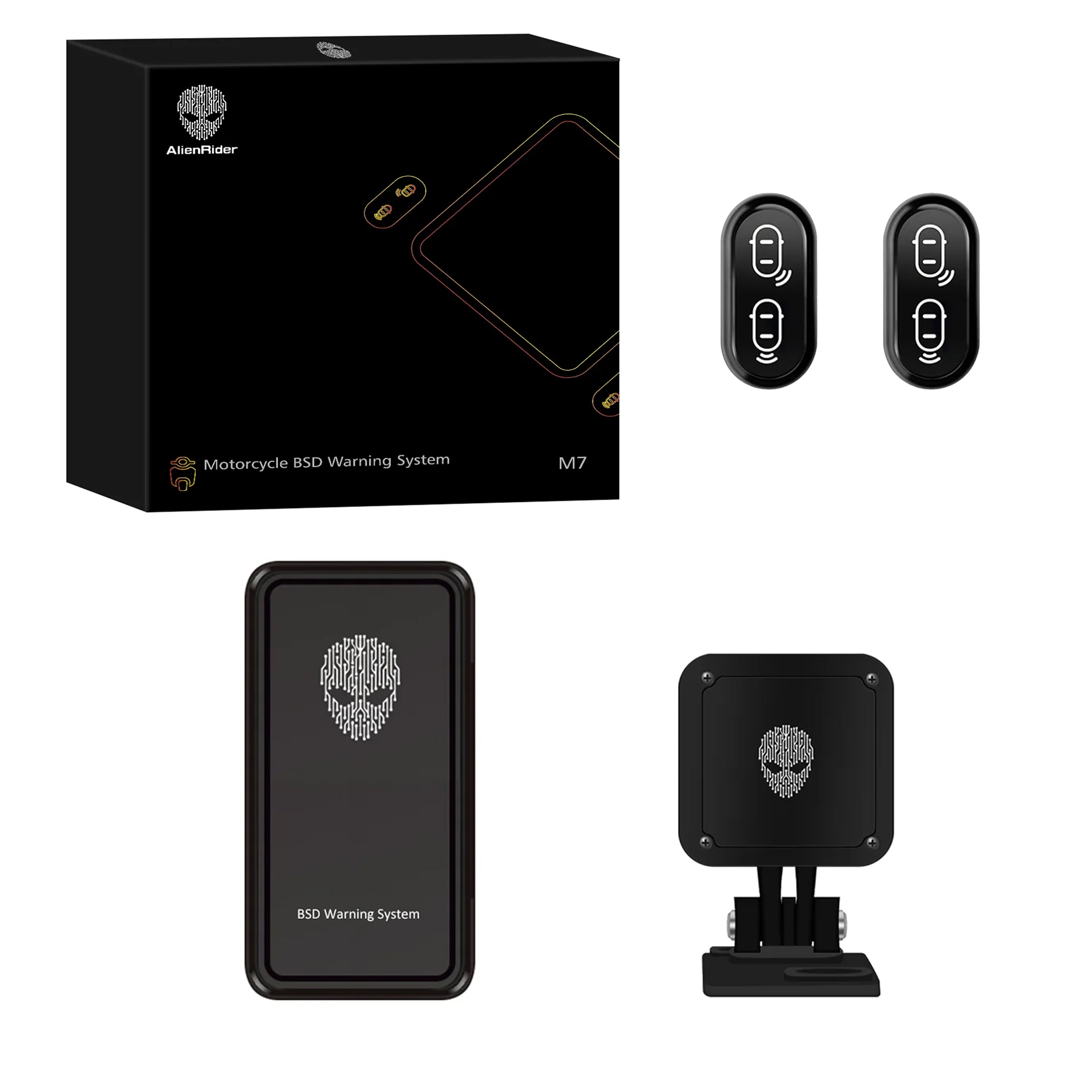 M7 Motorcycle 77G Radar BSD & Collision Warning System