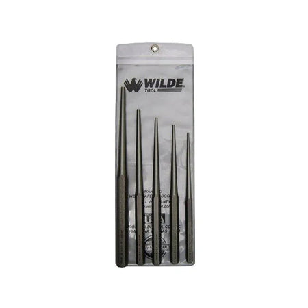 5-Piece Long Taper Punch Set-Vinyl Pouch