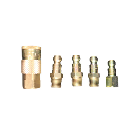 1/4" NPT T-Style Coupler and Plug Kit