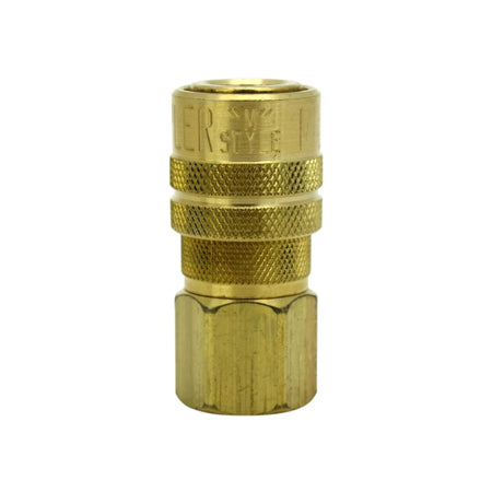 Industrial Coupler 3/8" NPT Female Brass Air Coupler, M-STYLE® Quick C