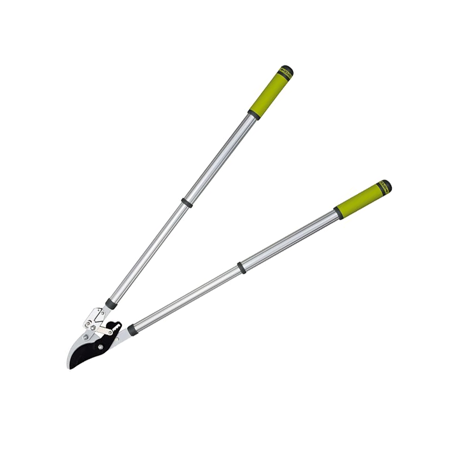 Ratcheting Extendable Bypass Lopper for Gardening - Heavy Duty Ratchet