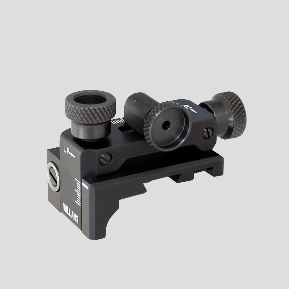 FP-AG Receiver Peep Sight with Target Knobs, Black