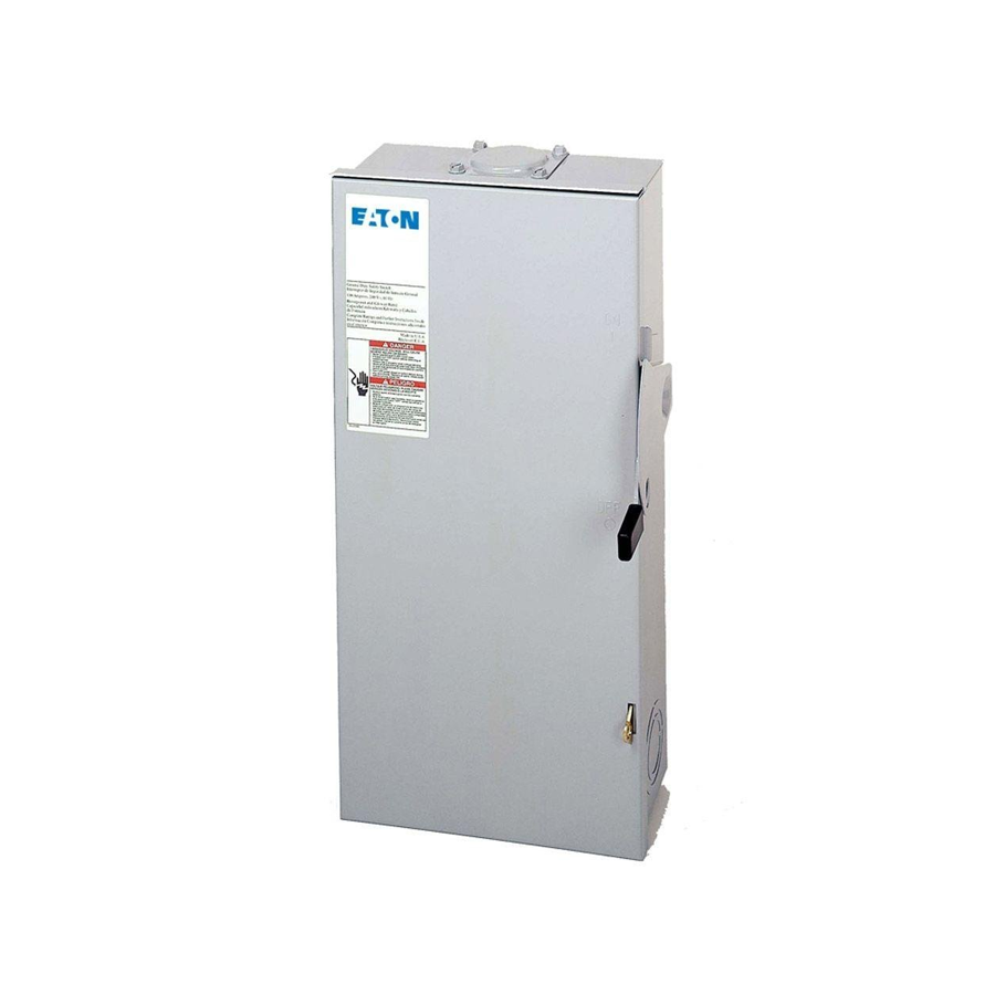 Eaton DG223NRB 3 Wire 2 Pole Fusible B Series General-Duty Safety Swit