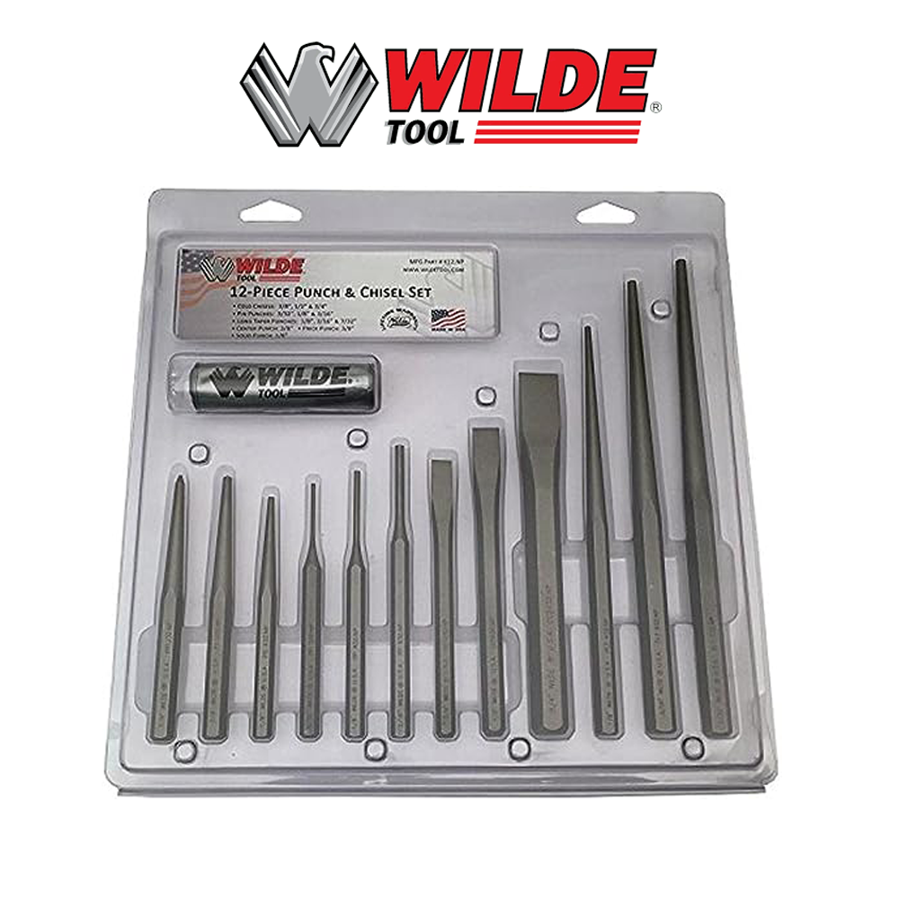 lK12 Punch and Chisel Set, 12-Piece