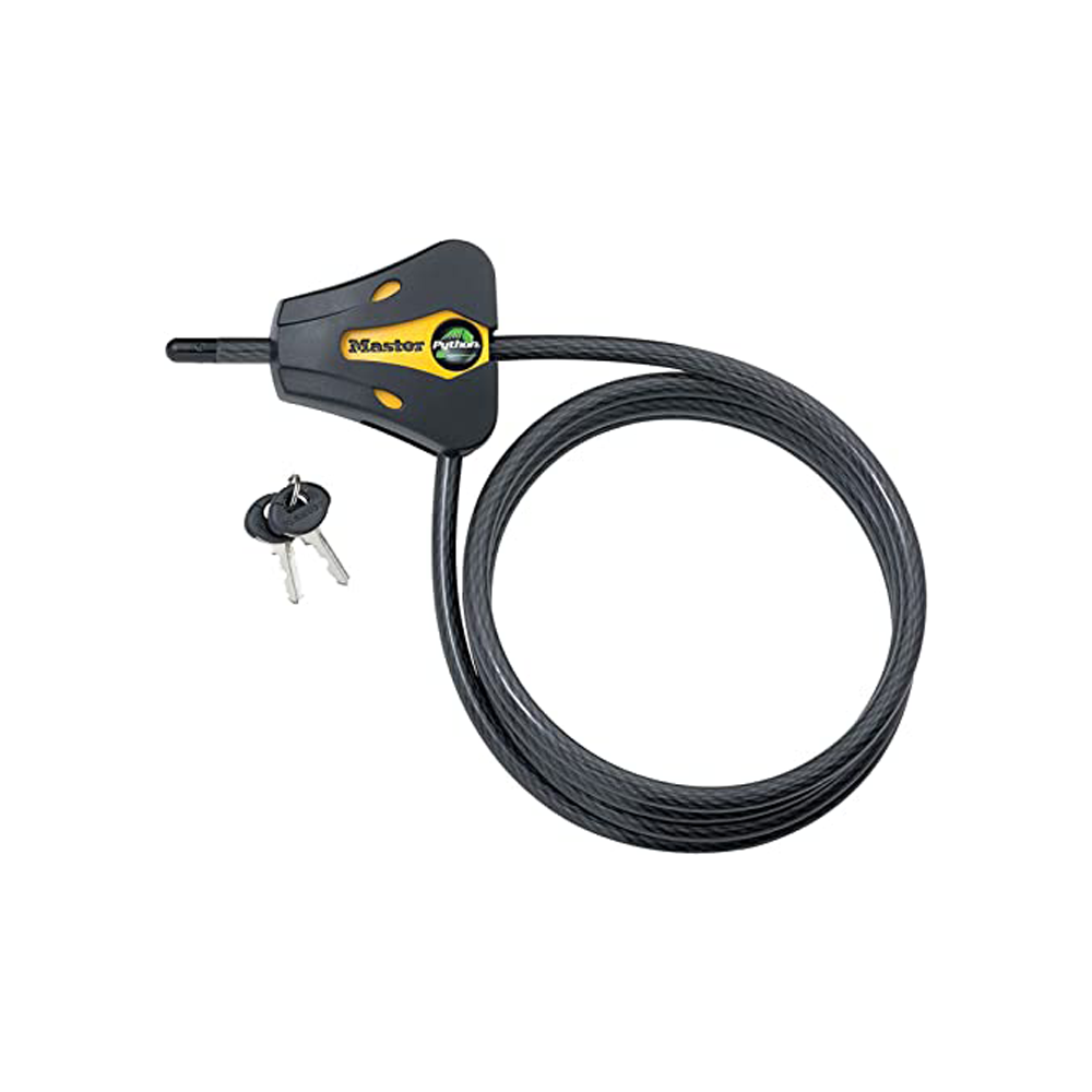 Master Lock 8419DPF Python Cable Lock with Key, 1 Pack